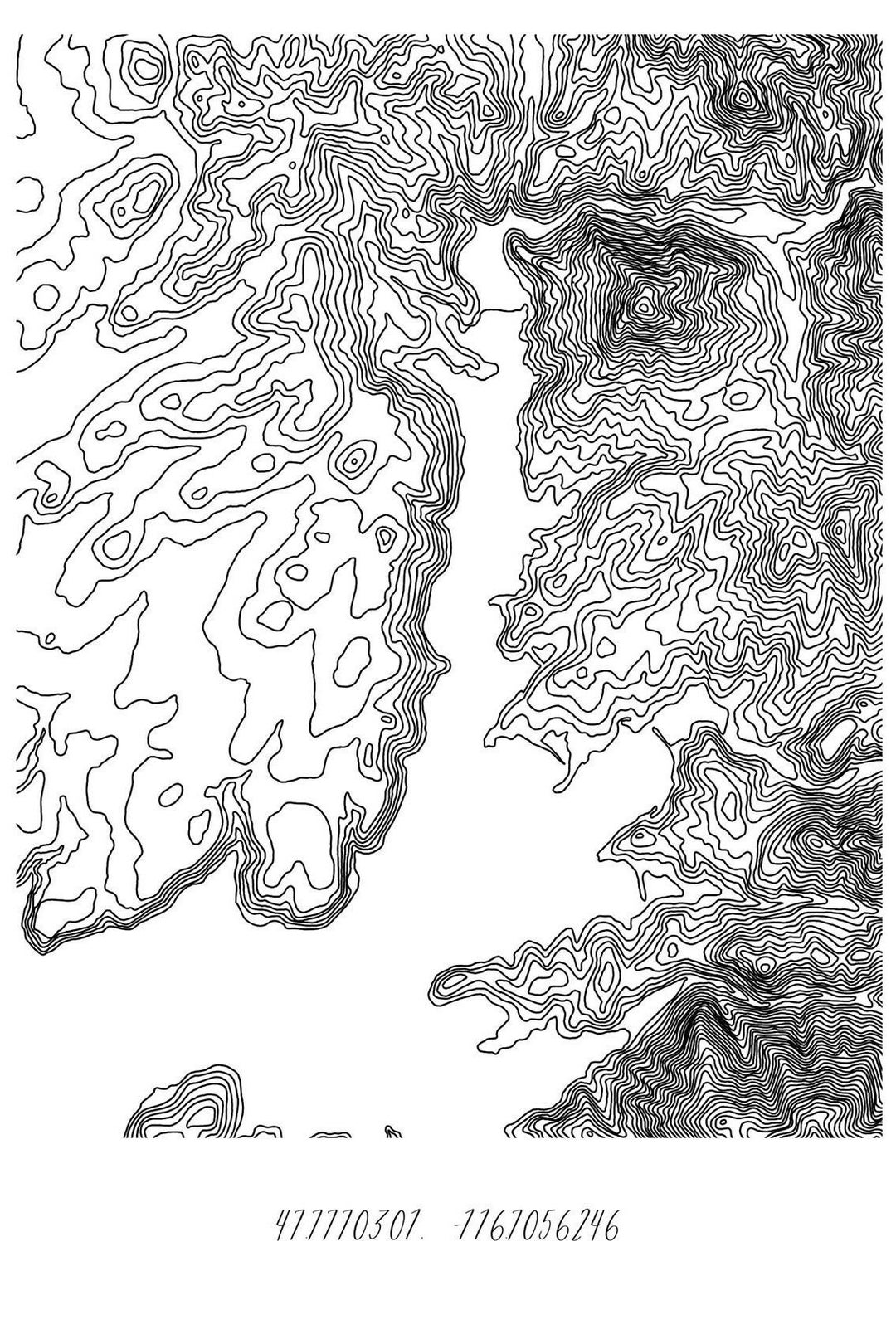 Custom Topographic Map - Etsy