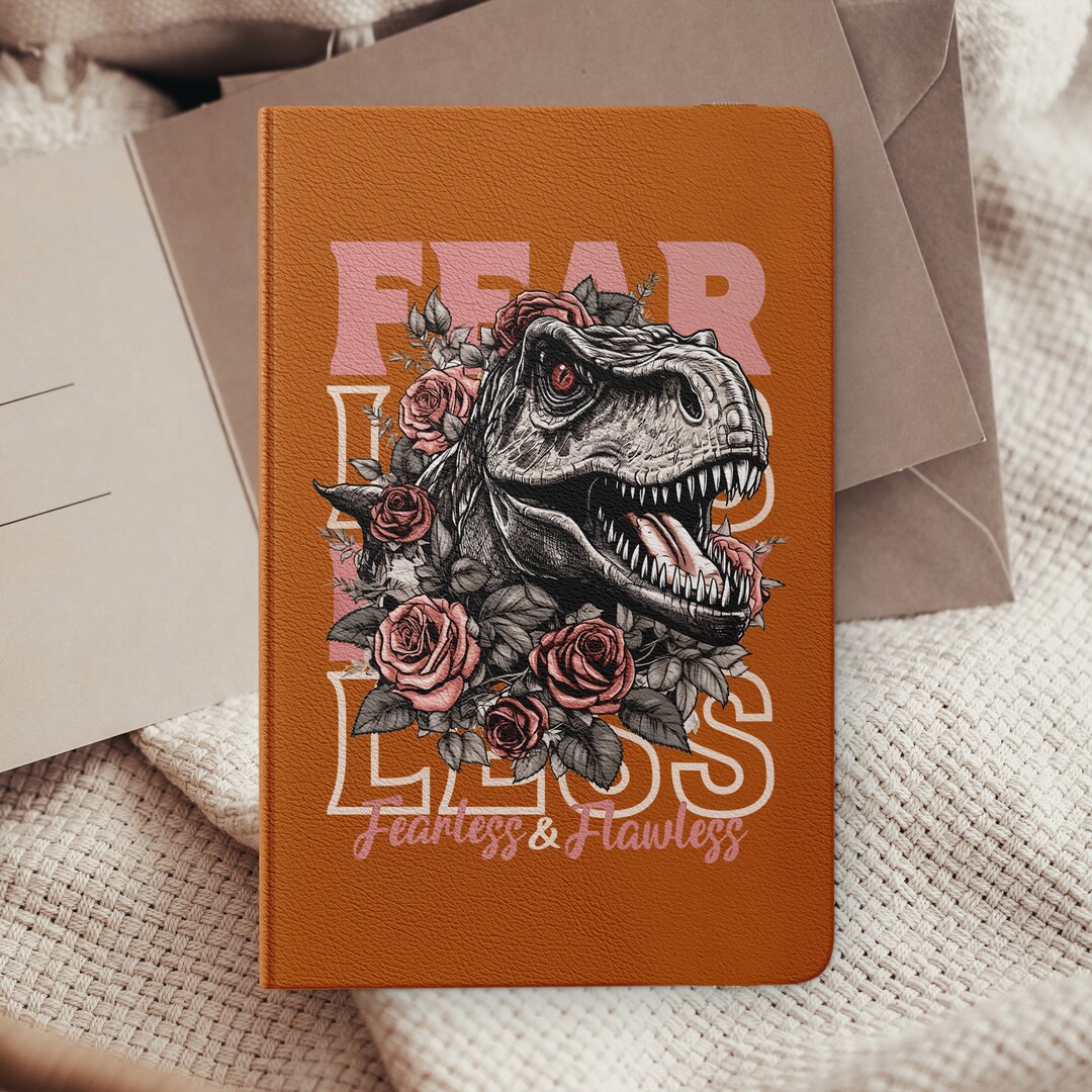 Dinosaur Notebook, Vegan Leather Journal, Keepsake Leather Diary ...