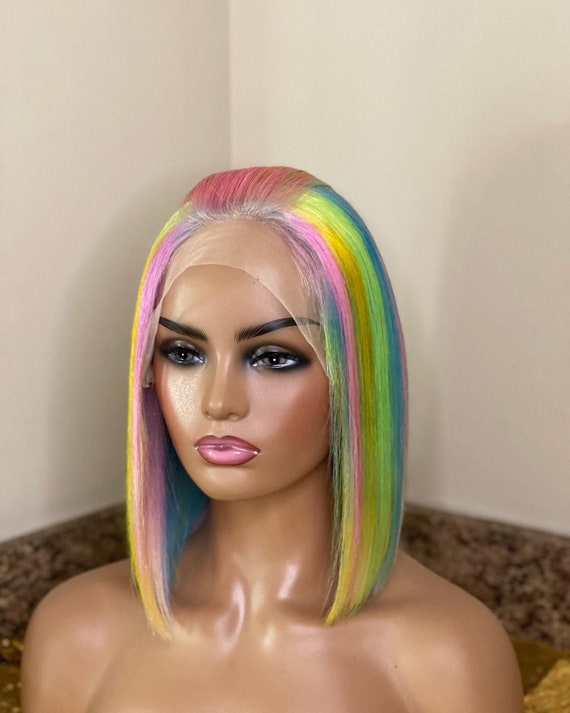 Lucky Charms Custom Color Human Hair Wig - Etsy