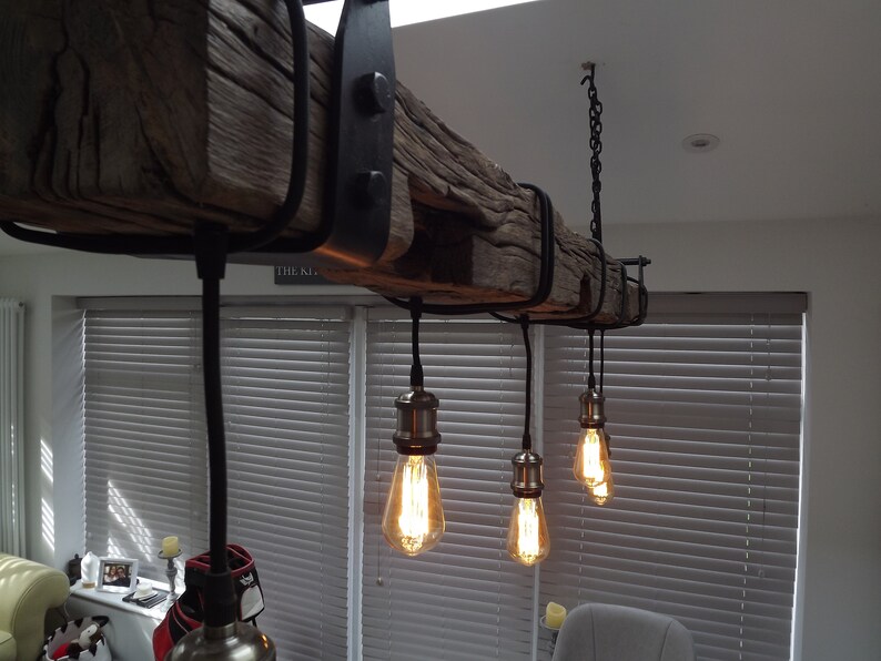 Bespoke 500year Old Oak Beam Light - Etsy