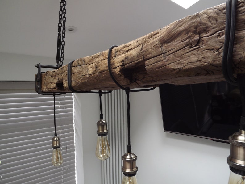 Bespoke 500year Old Oak Beam Light - Etsy