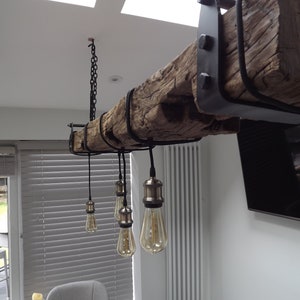 Bespoke 500year Old Oak Beam Light - Etsy