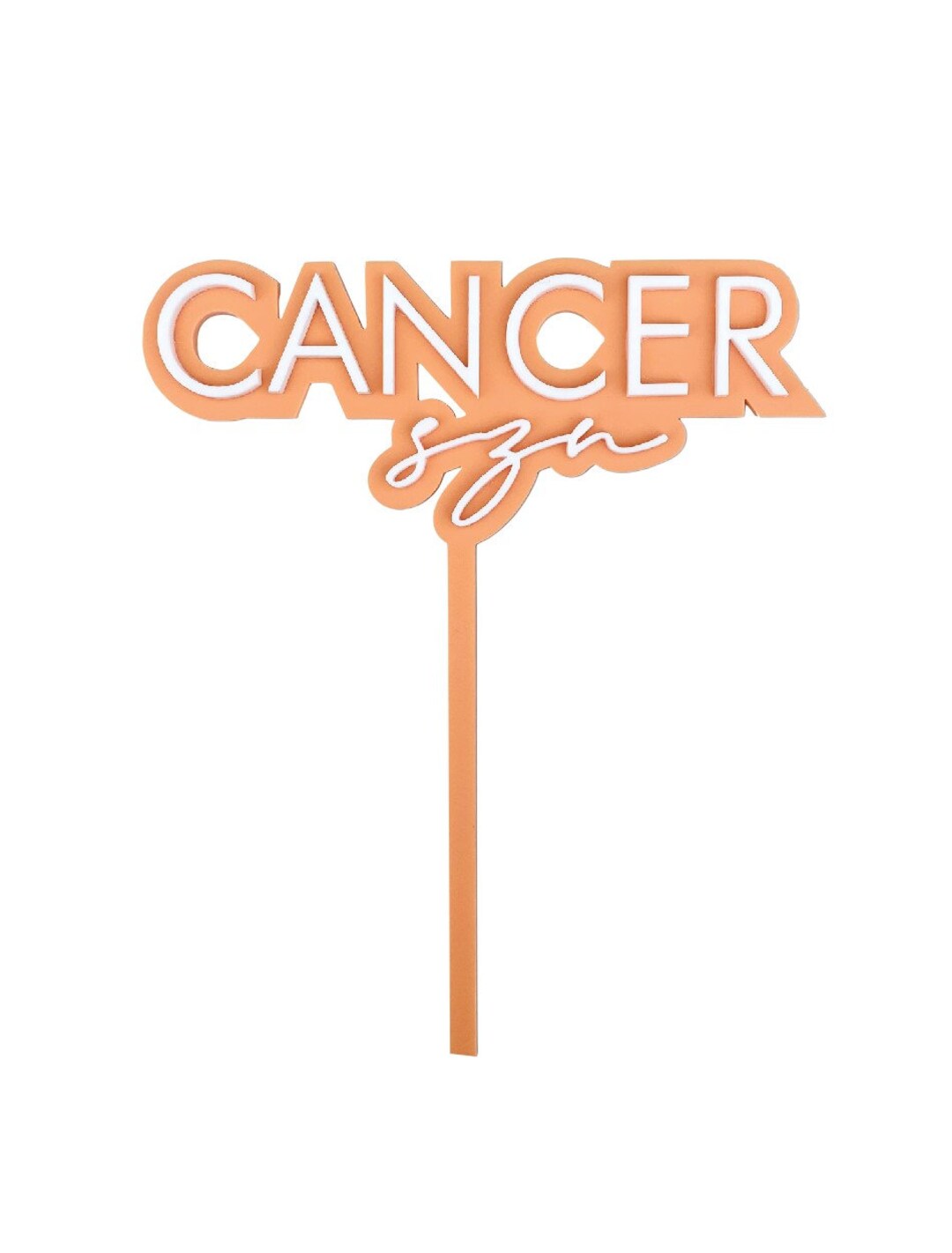 Cancer Cake Topper - Etsy