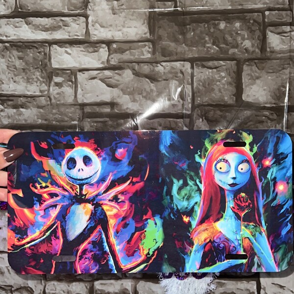 Jack and Sally Plates - Etsy