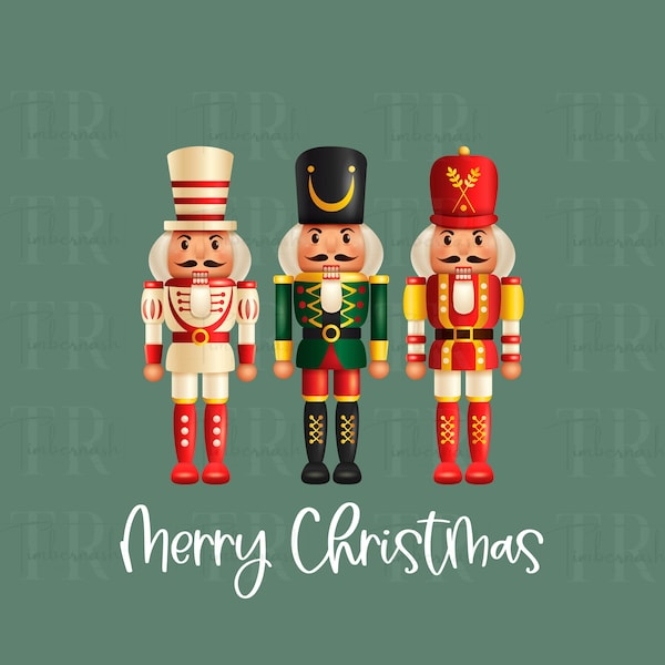 Nutcracker Merry Christmas Png - Etsy