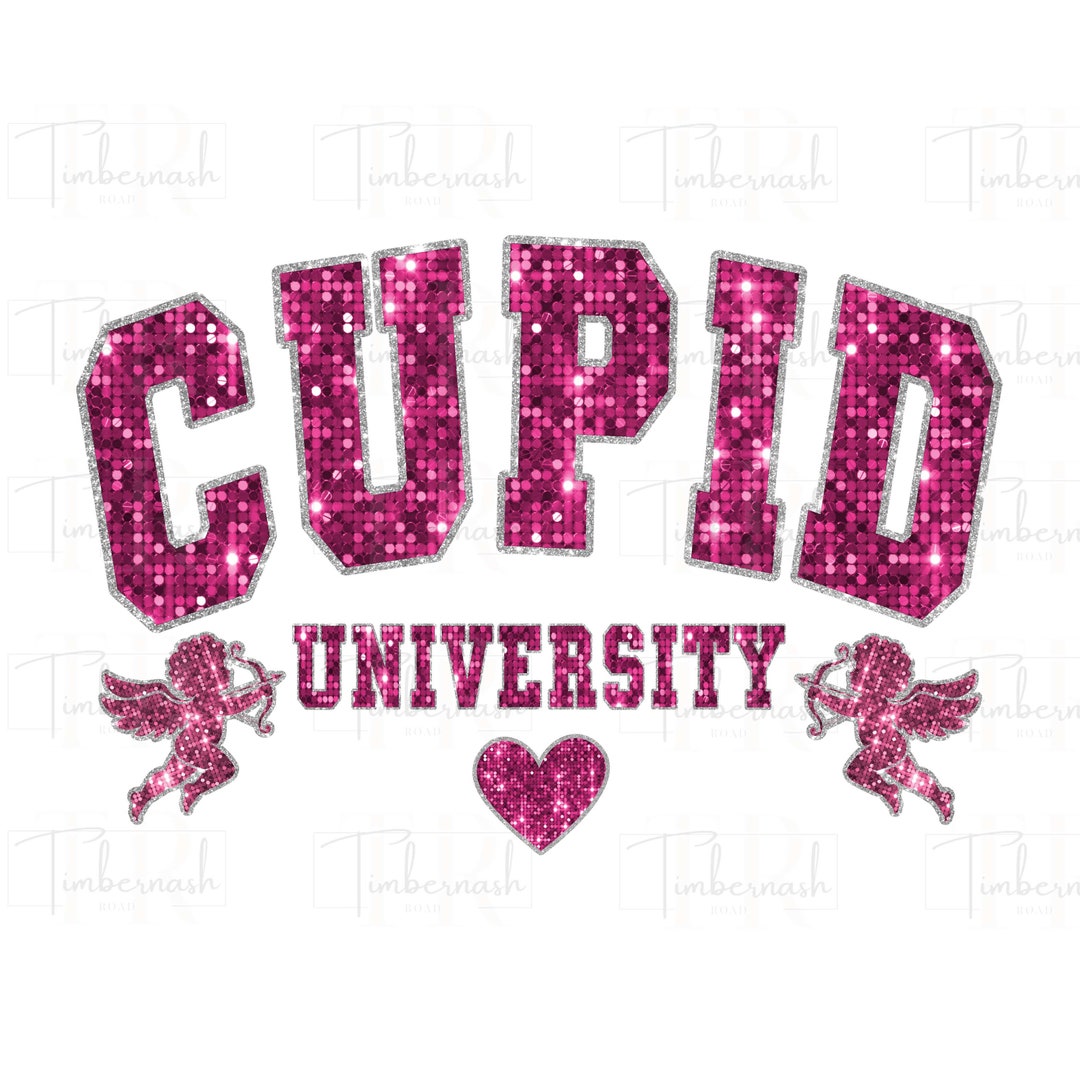 Sequin Cupid University PNG, Cupid University Png, Cupid University ...