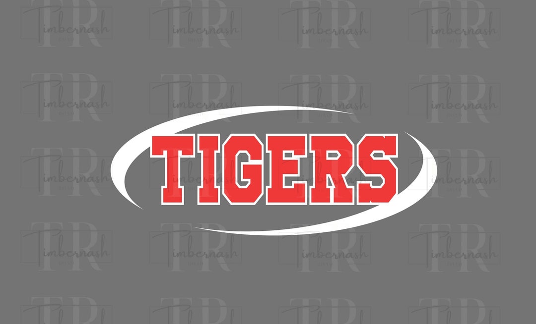 Tigers Mascot PNG, Tigers Sublimation, Red Tigers, School Mascot, Go ...