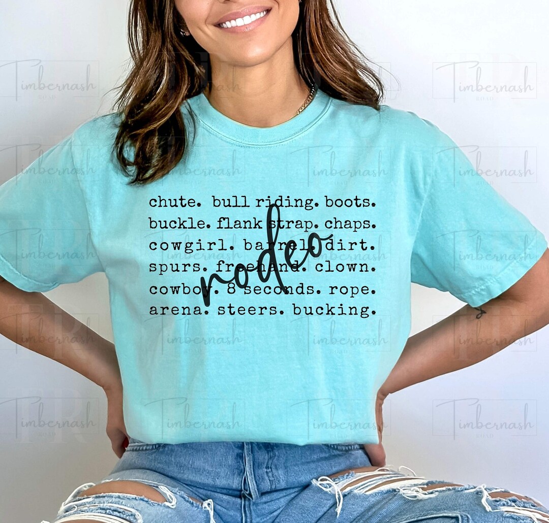 Rodeo Typography PNG, Rodeo Words PNG, Rodeo Png, Rodeo Sublimation ...