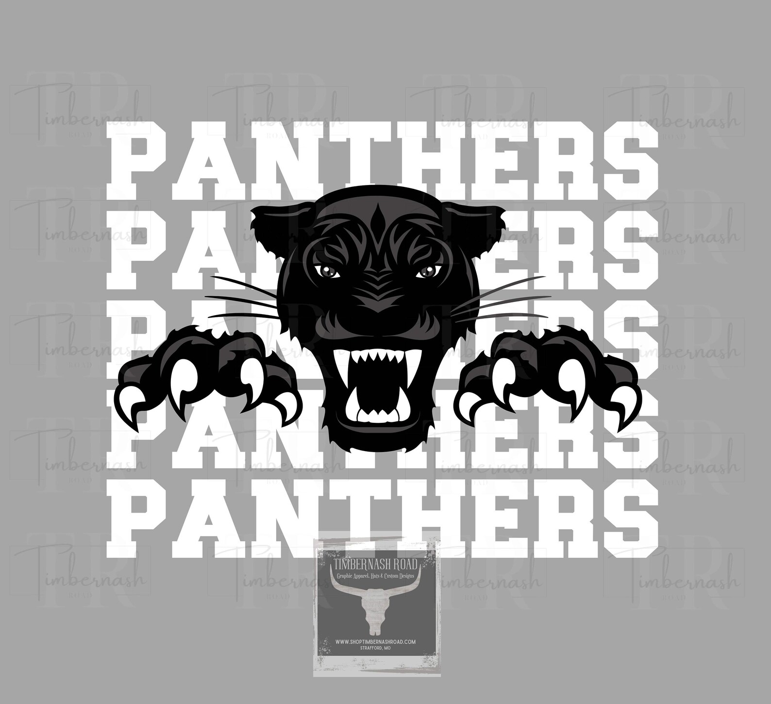 Panthers Stacked Mascot PNG Sublimation Dtf Panther Pride - Etsy