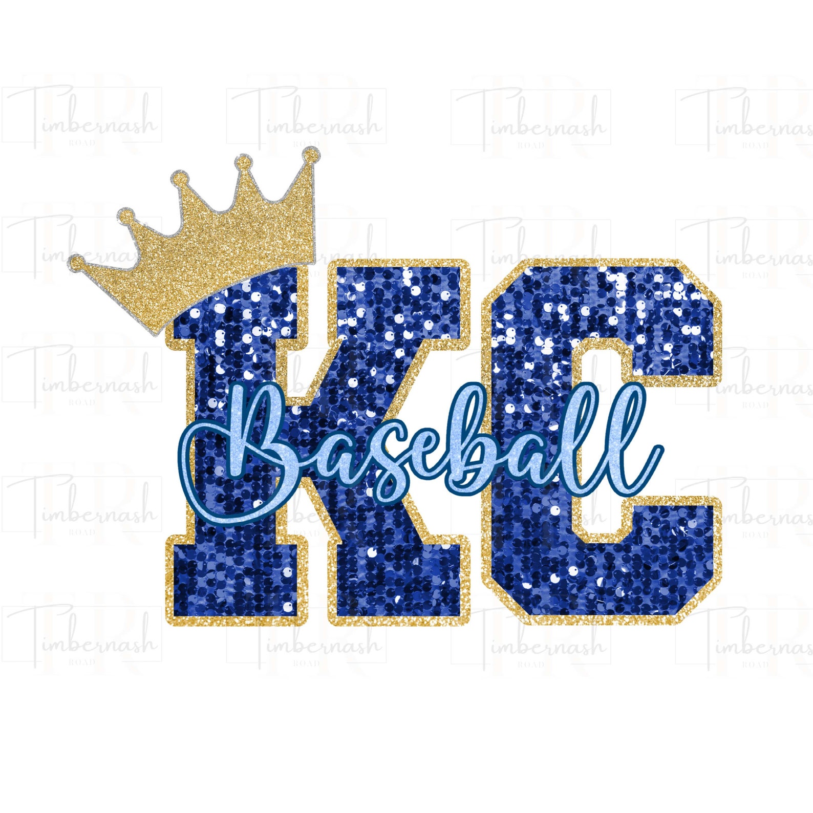 KC Baseball PNG, KC Baseball Sublimation, Sequin Baseball Png, Kansas ...