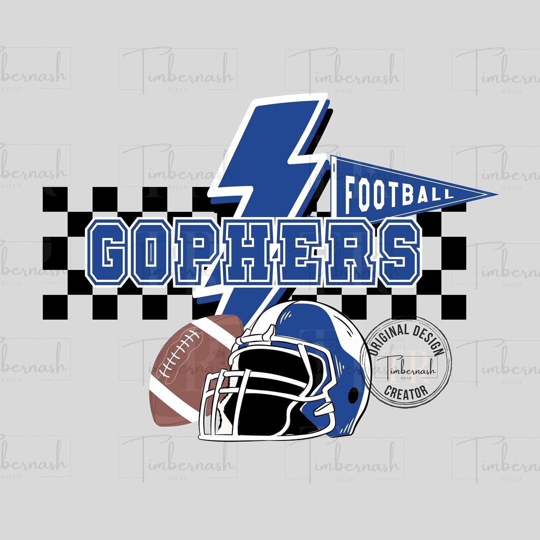 Gophers Football PNG, Gophers Football Sublimation, Gophers Mascot PNG ...