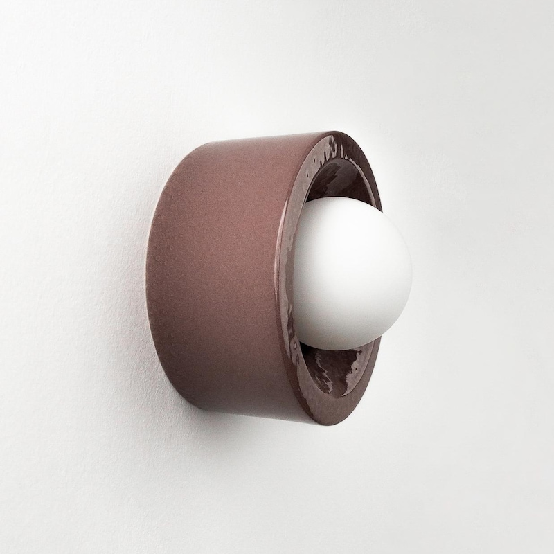 Pink Stone Sconce - Etsy