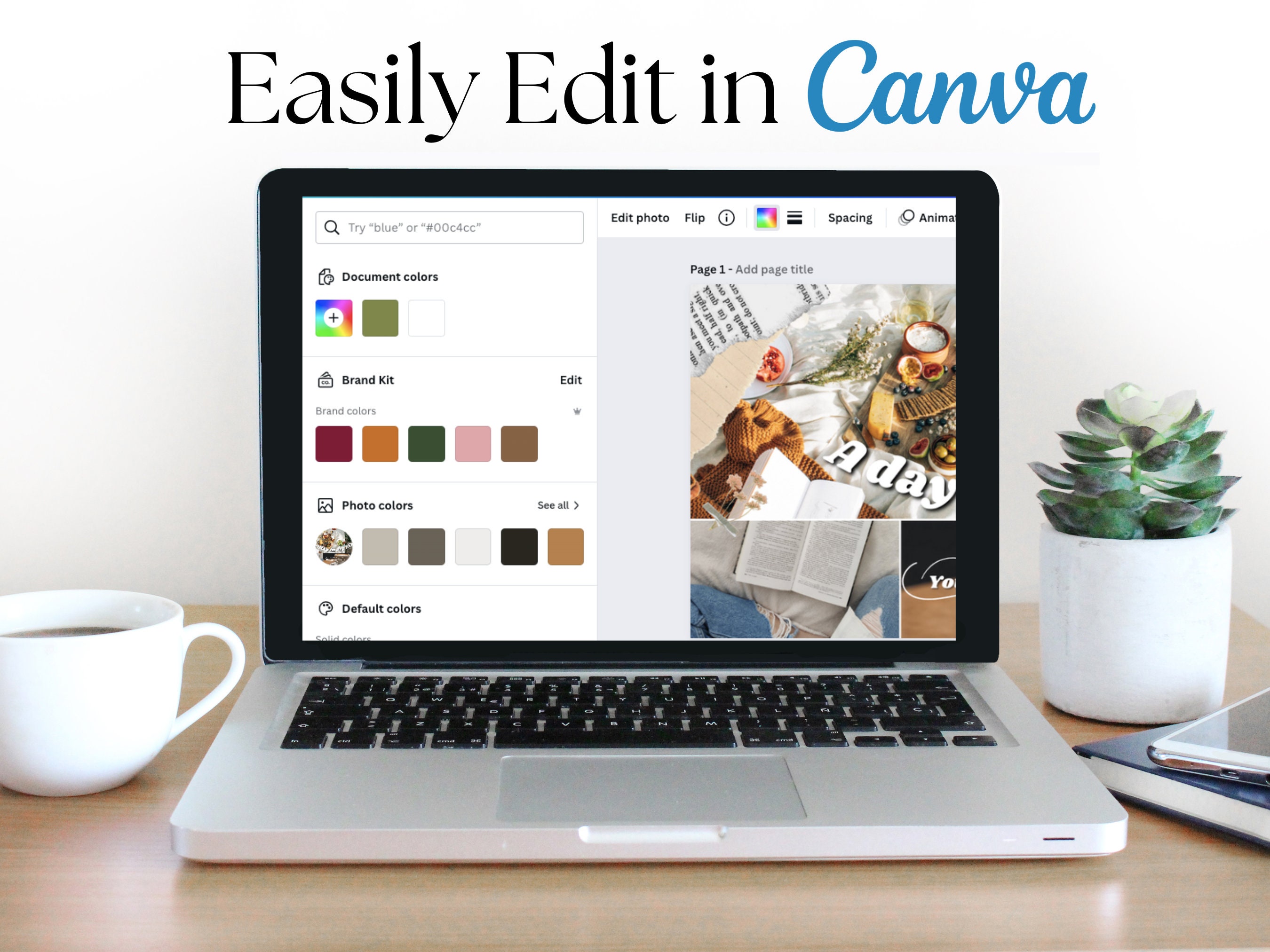 Neutral Aesthetic Youtube Thumbnail Templates, Vlog, Youtube, Templates ...