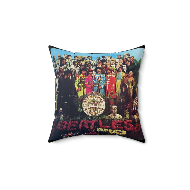 The Beatles Sgt Pepper Square Pillow - 4 Sizes - Etsy