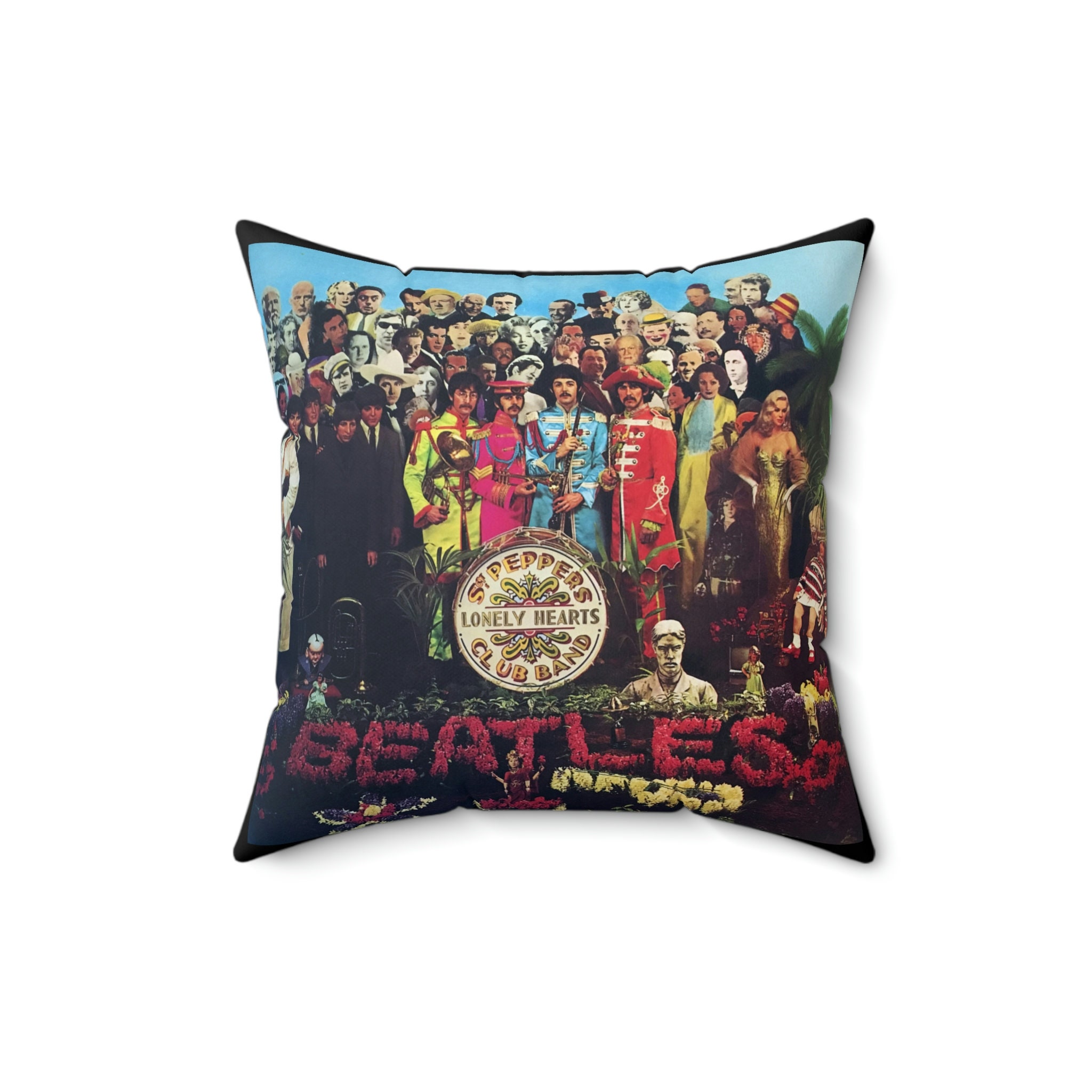 The Beatles Sgt Pepper Square Pillow - 4 Sizes - Etsy