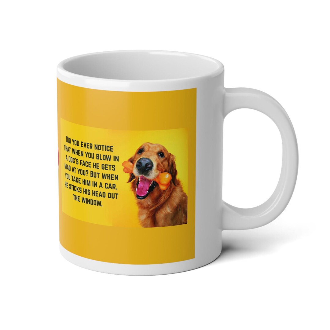 The Wind Loving Dog Jumbo 20-oz Mug is Pawsitively Perfect to Use When ...