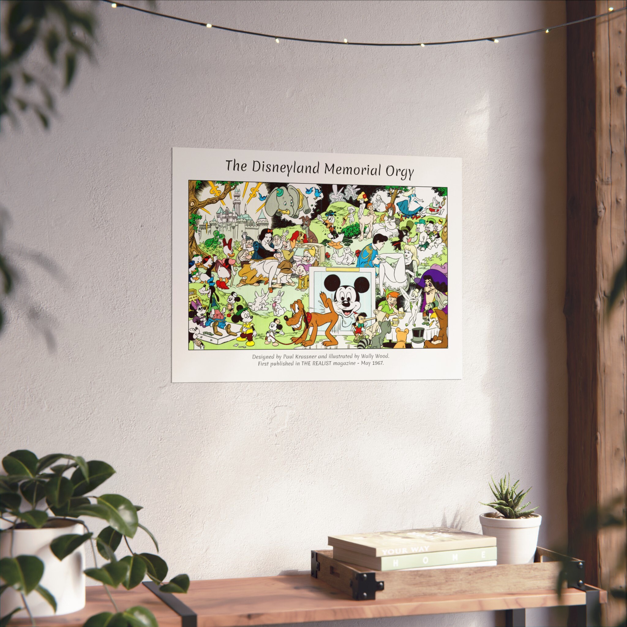 This Famous 1967 Disneyland Memorial Orgy Poster Is A Funny Piece