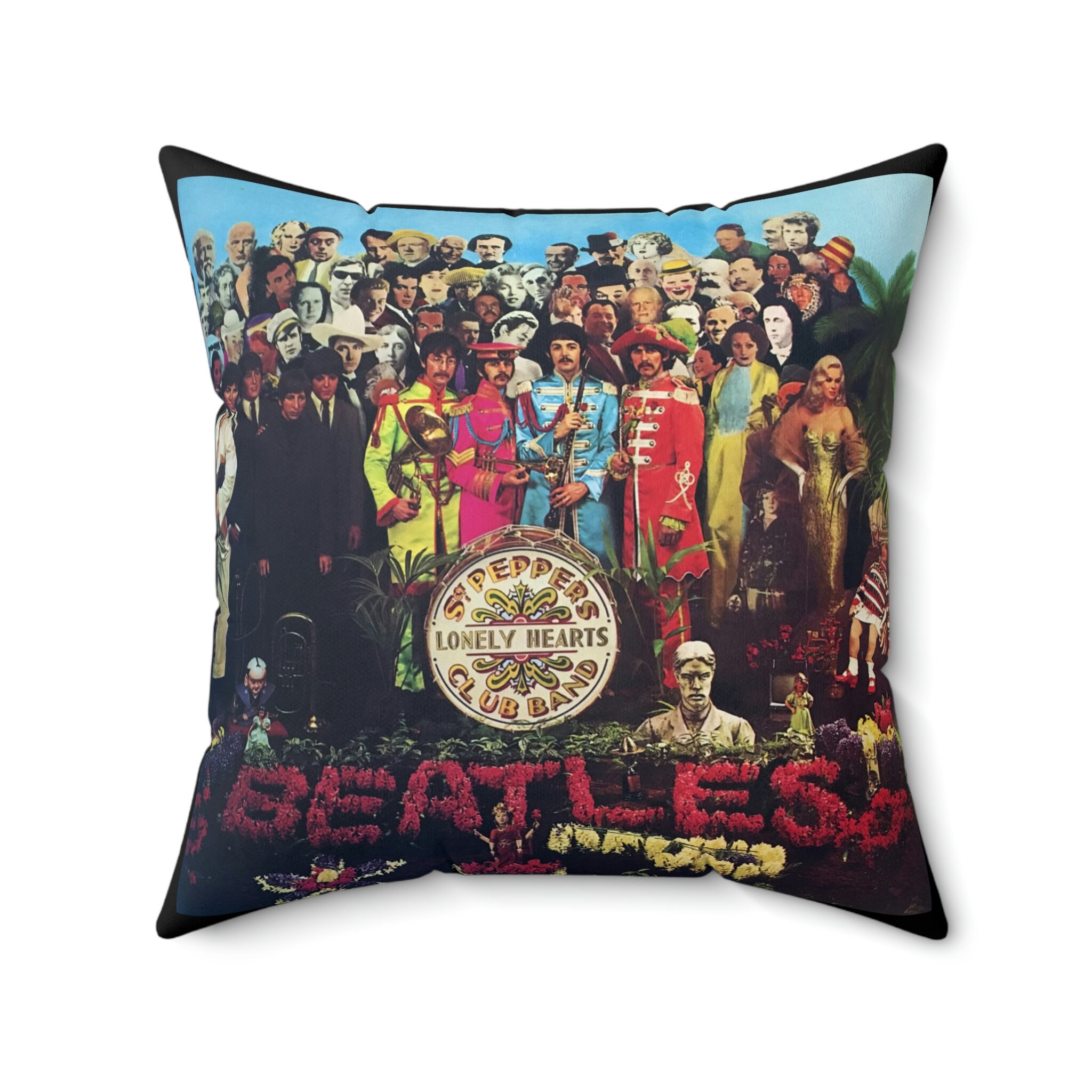 The Beatles Sgt Pepper Square Pillow - 4 Sizes - Etsy