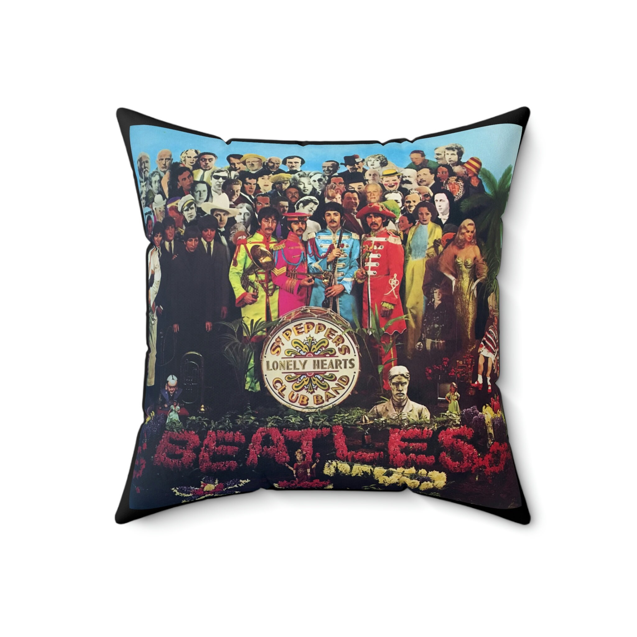 The Beatles Sgt Pepper Square Pillow - 4 Sizes - Etsy
