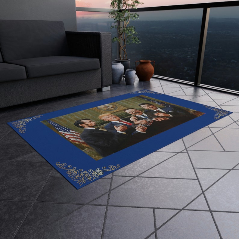 The Five Presidents Outdoor Rug - 3 Sizes to Choose From - Etsy