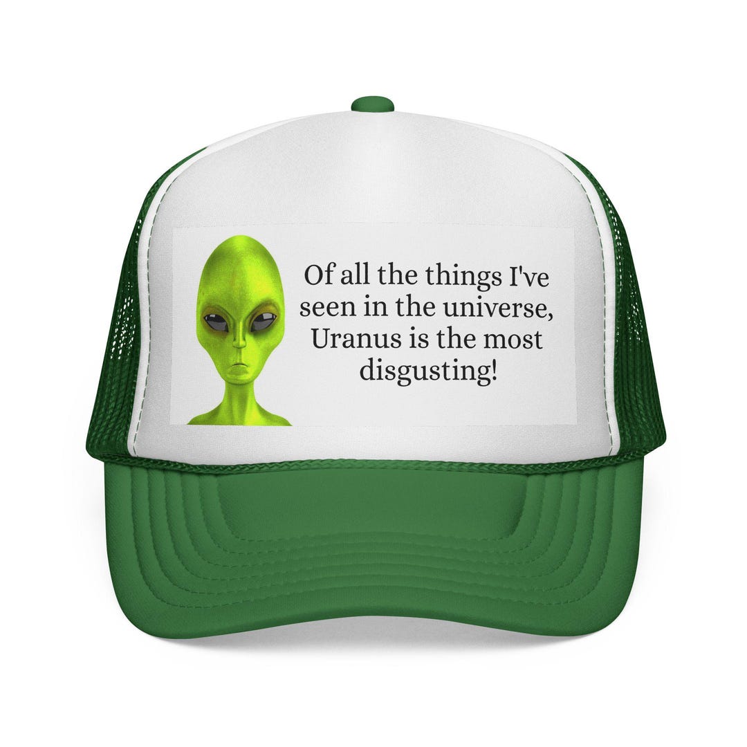 The Space Alien Trucker Hat is A Far Out Way to Beam A Smile Onto the ...