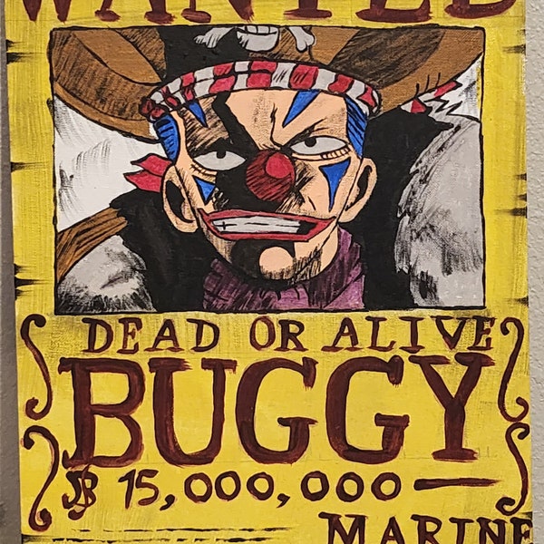 Buggy the Clown Wanter Poster - Etsy