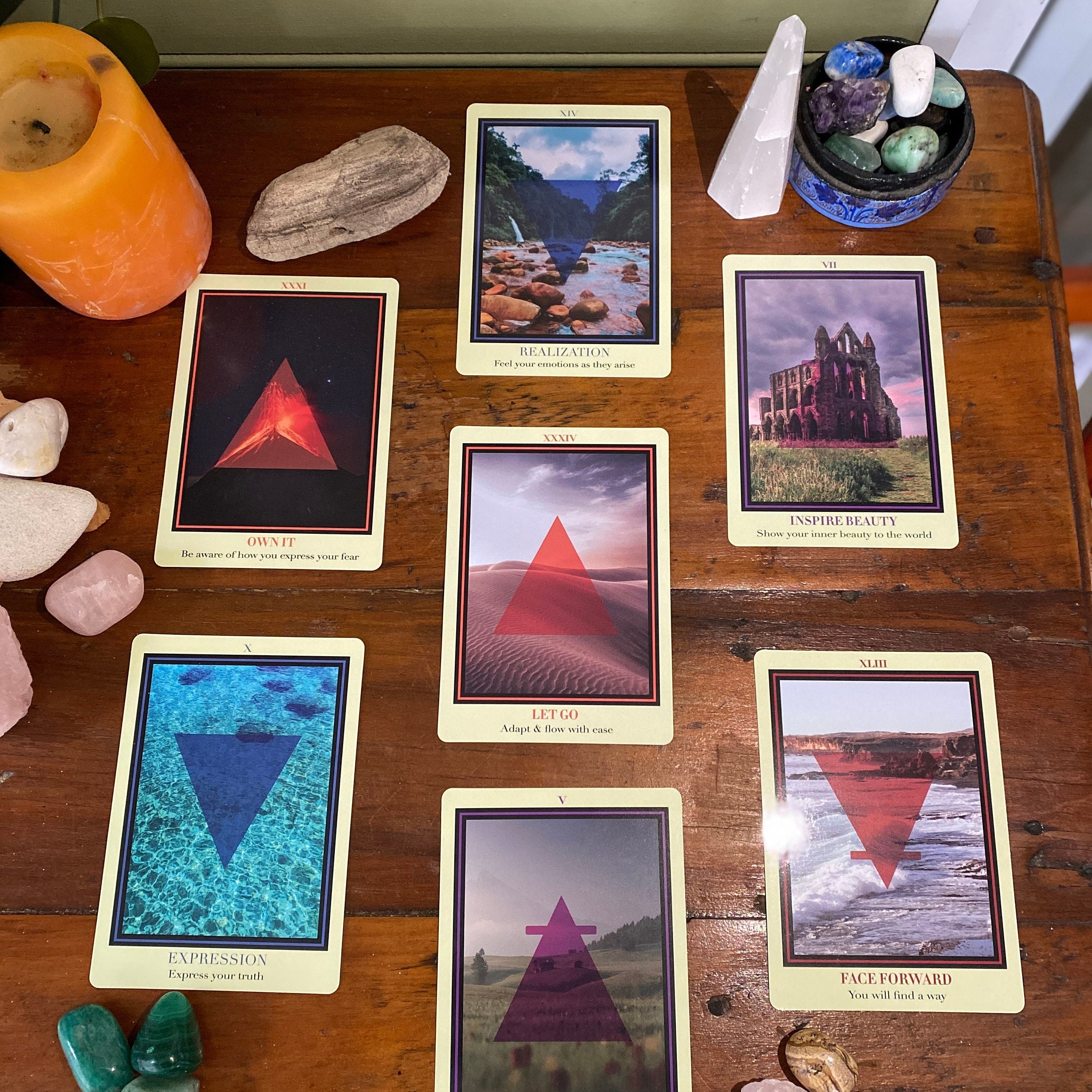 The Power of the Elements Oracle Cards and Guidebook - Etsy Australia