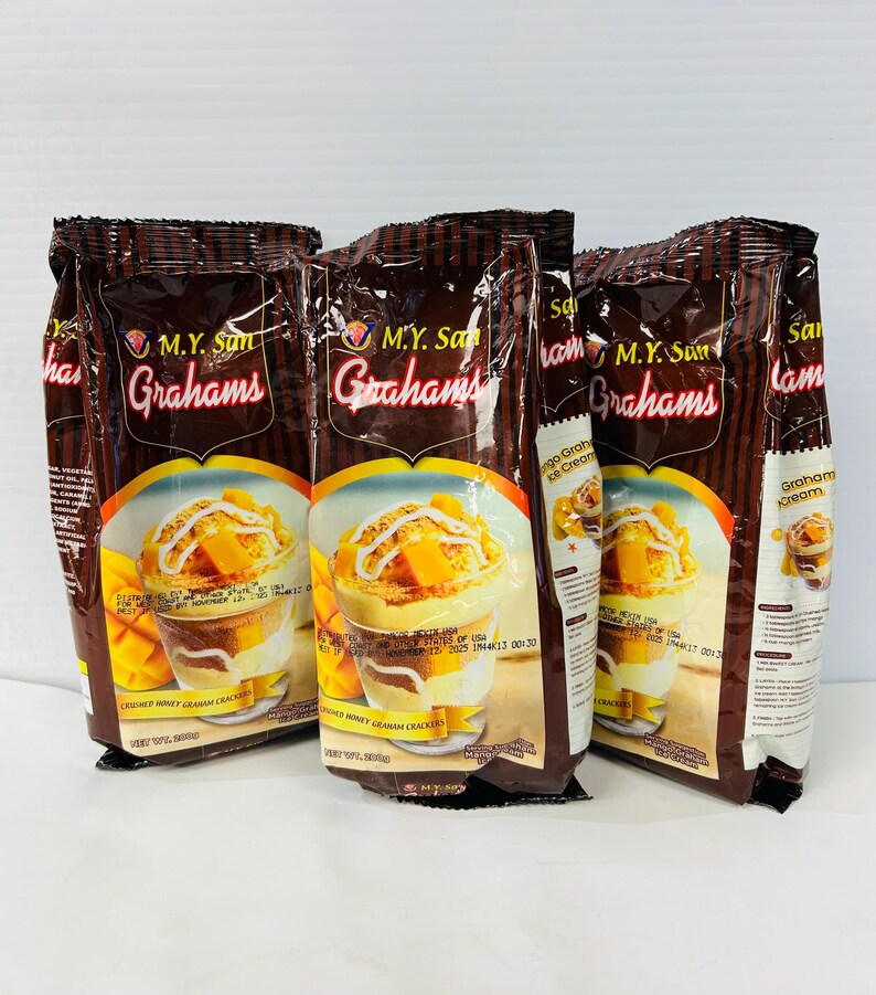Crushed Honey Graham Crackers X 3 Bags ( 200 Grams Each ) - Etsy