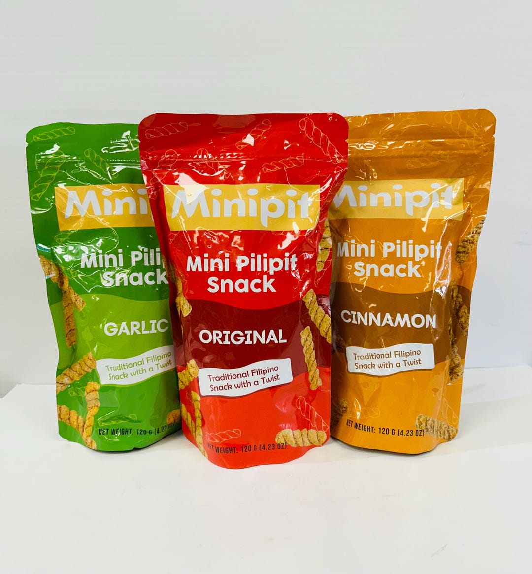 Minipit Mini Pilipit Snacks X 3 Bags Made in the Philippines - Etsy