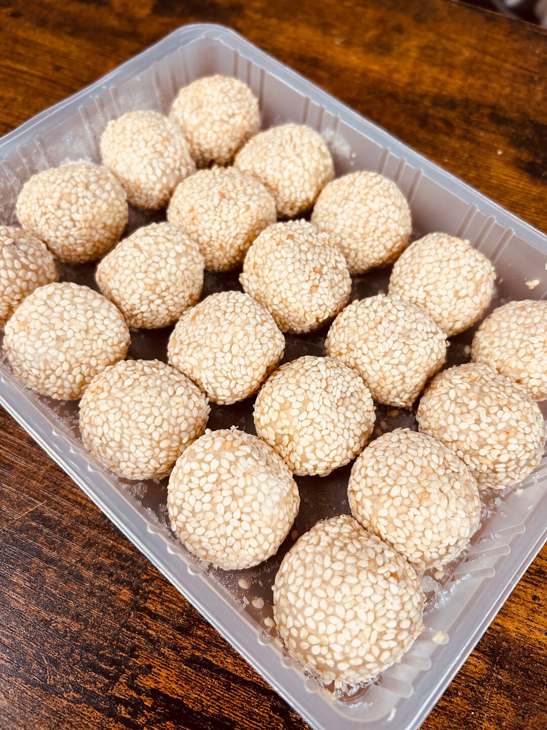 Red Bean Sesame Balls 20 Pcs. Cook and Serve . Made to Order - Etsy