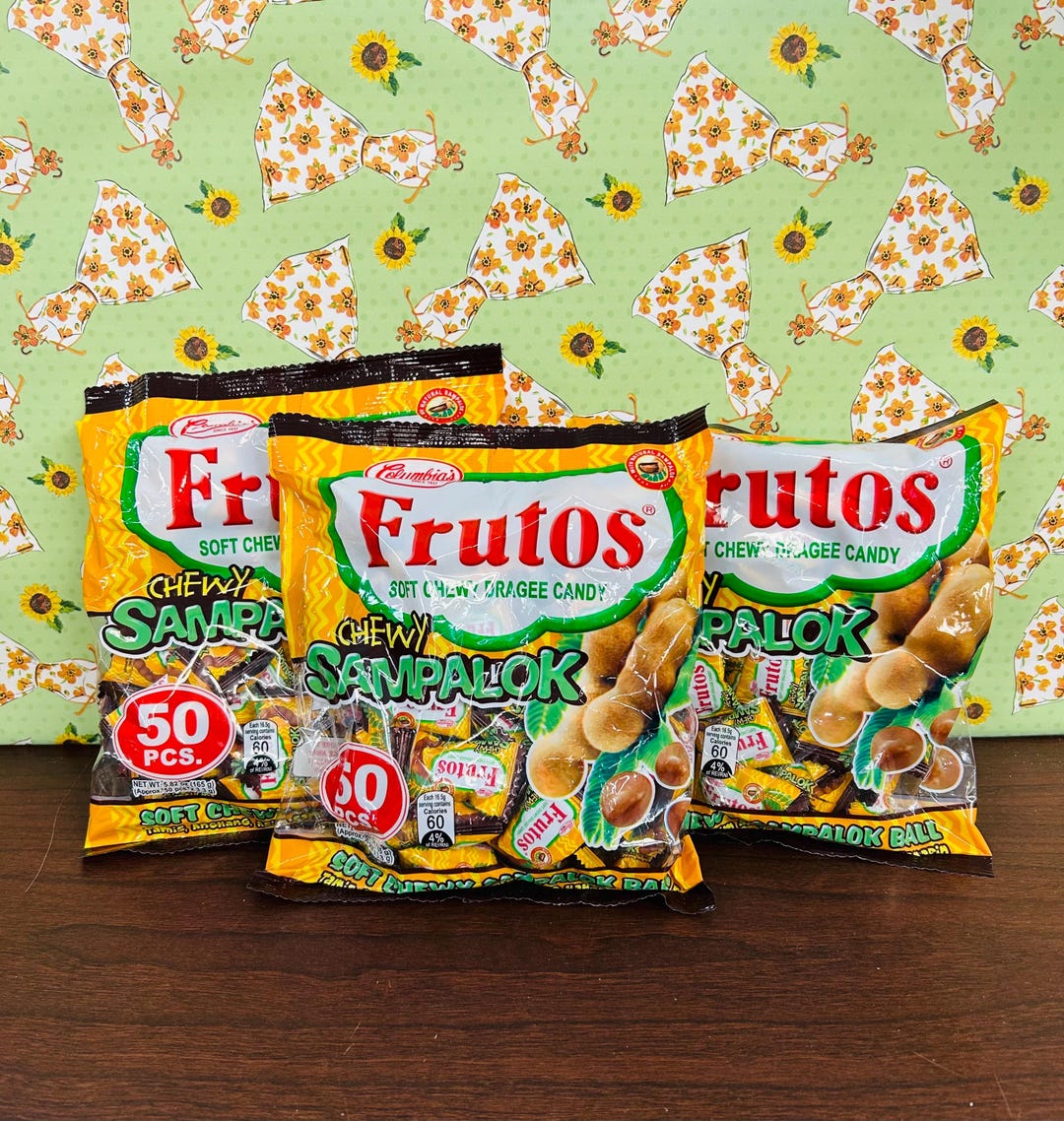 Frutos Sampalok Candy X 3 Bags ( 50 Candies Each ) Philippines Tamarind ...