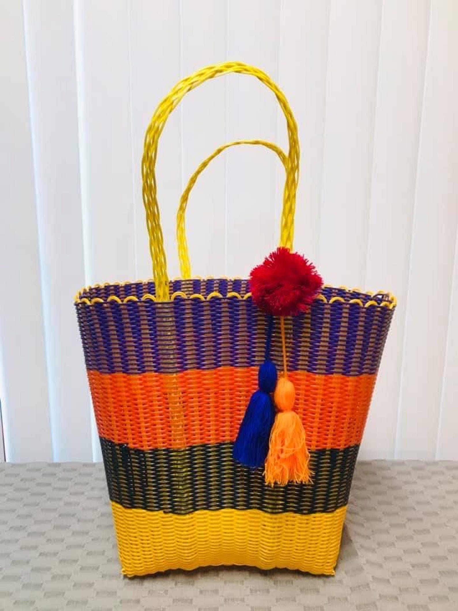 Canasta Straw Bag/tote Bayong Large Made in the Philippines - Etsy