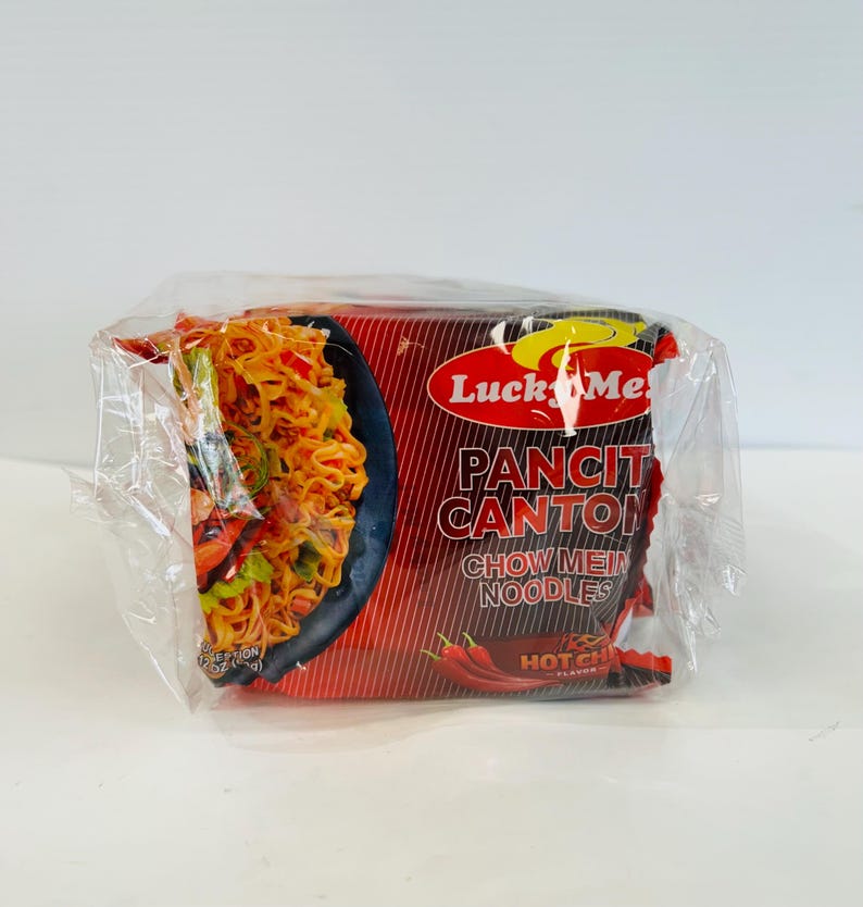 Lucky Me Pancit Canton or Mami Instant Ramen ( Chilimansi, Kalamansi ...