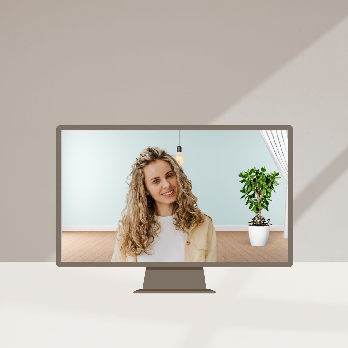 Aesthetic Minimal Zoom Background Zoom Background Home Office Virtual ...