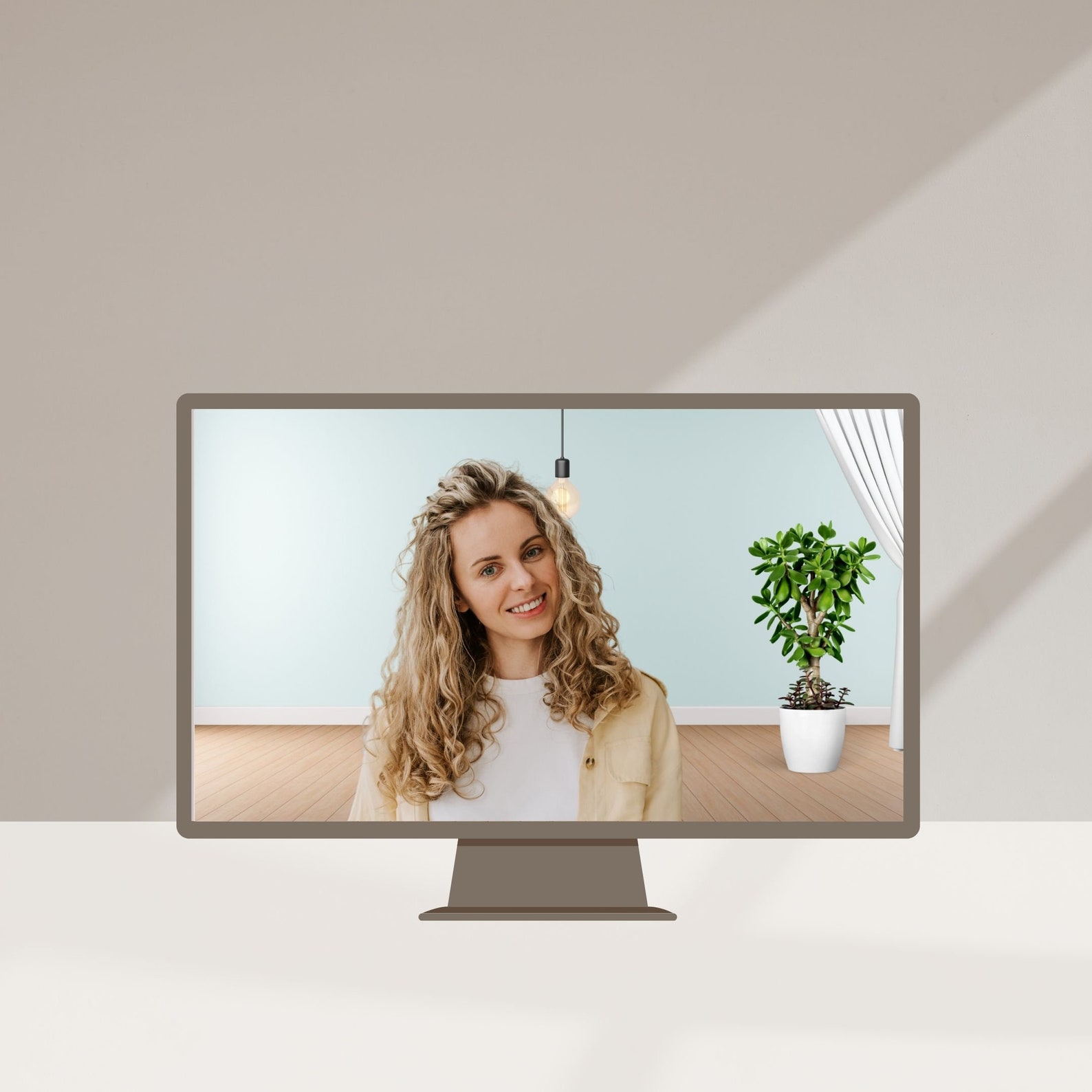 Aesthetic Minimal Zoom Background Zoom Background Home Office Virtual ...