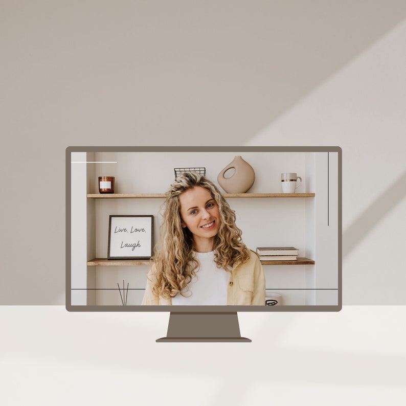 Aesthetic Minimal Zoom Background Zoom Background Home Office Virtual ...