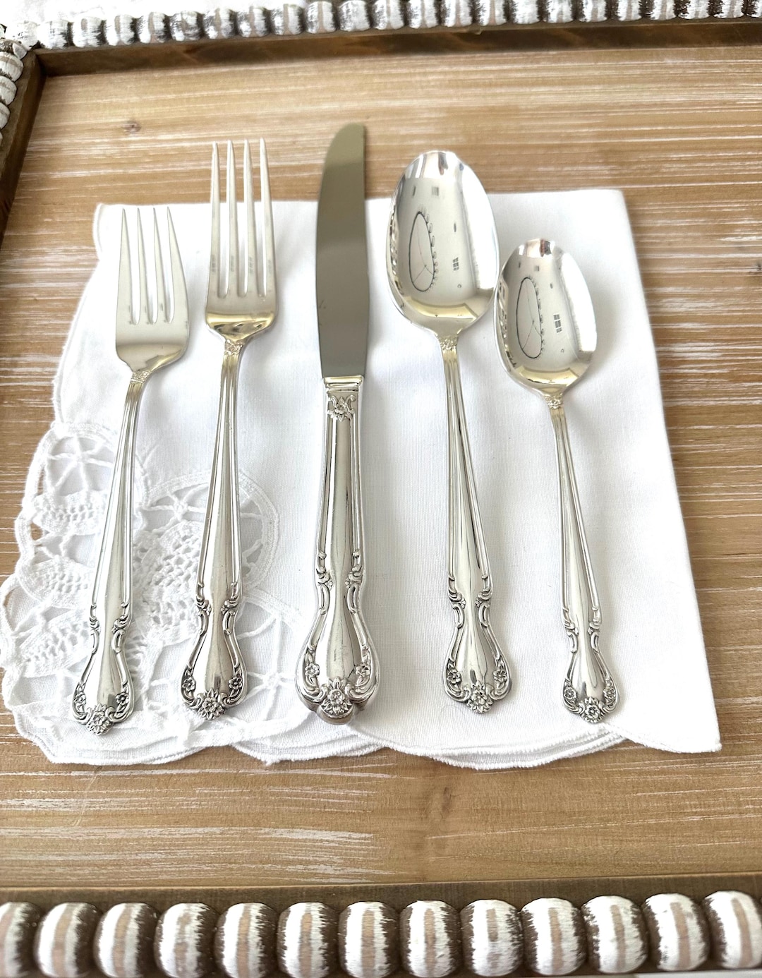 Vintage Daybreak Elegant Lady Silverplate Flatware by Rogers and Bros ...