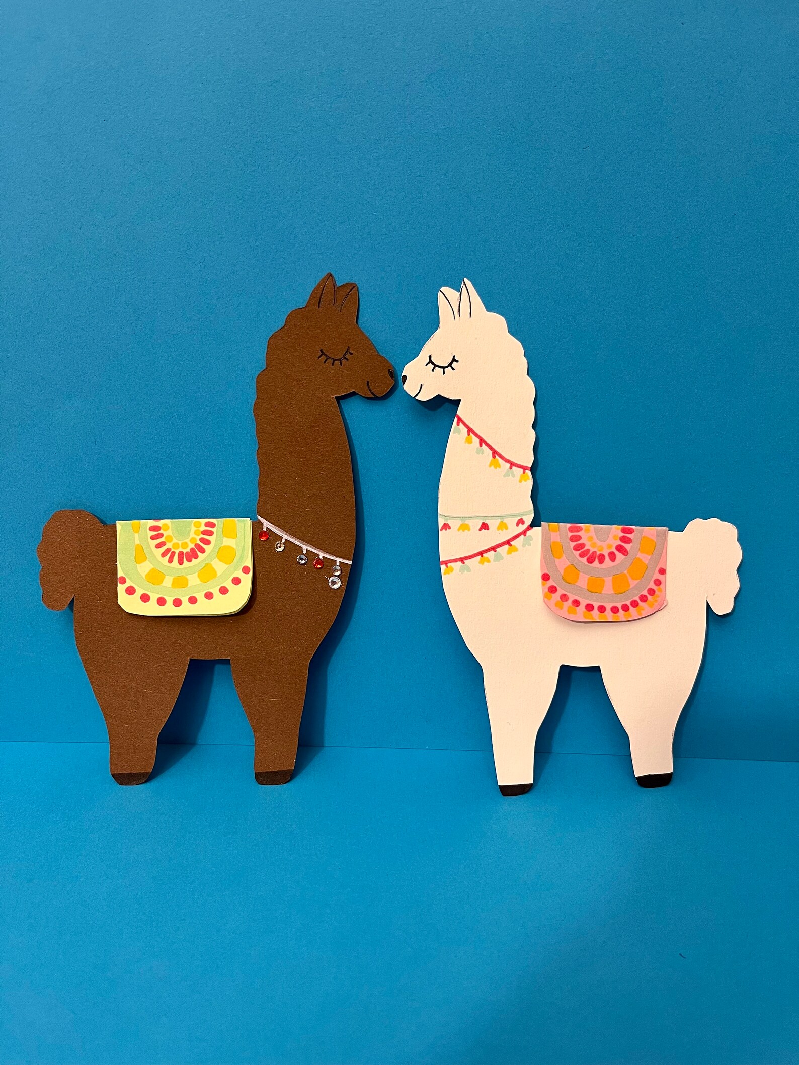 Kindergeburtstag Einladung Lama oder Alpaka zum selber basteln (DIY ...
