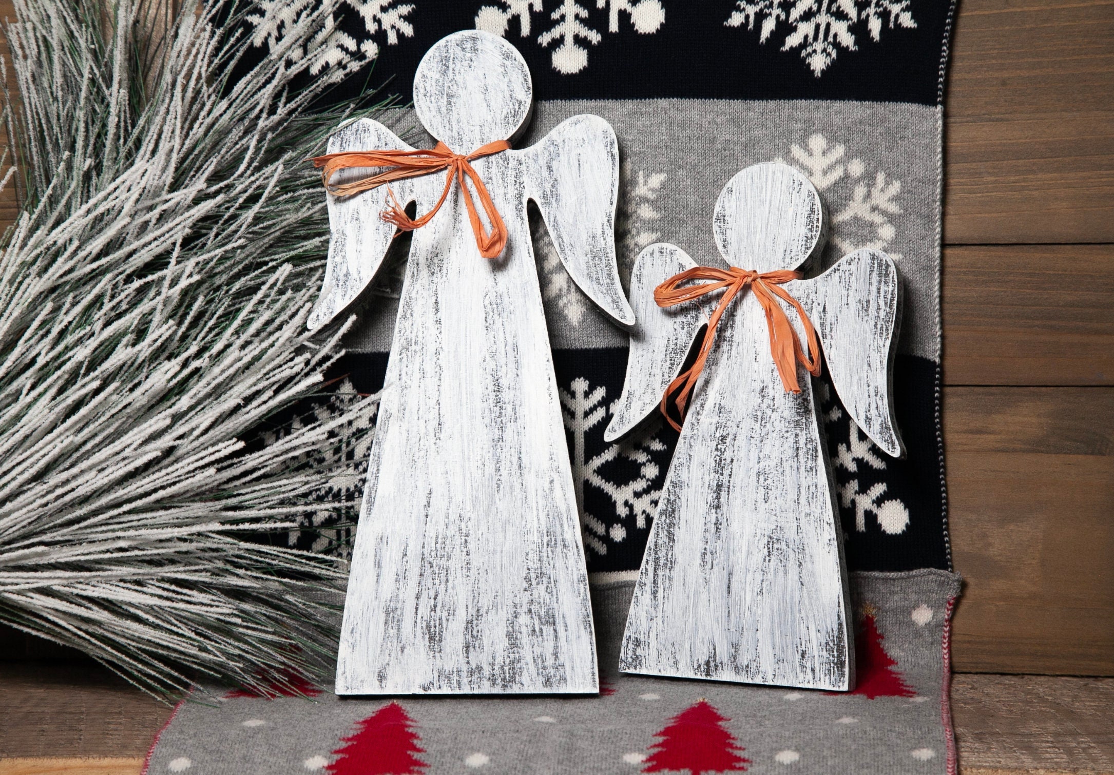 Primitive Wood Angel Rustic Wood Angel Farmhouse Angel - Etsy