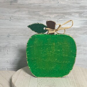 Primitive Wood Apple, Rustic Wood Apples Set, Farmhouse Mini Apples Set ...