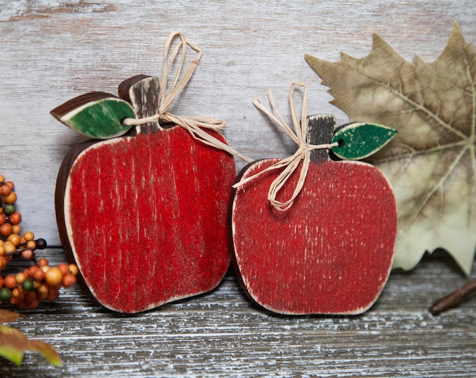 Personalized Rustic Wood Apple Sign, Fall Decor, Porch Decor, Hanging ...
