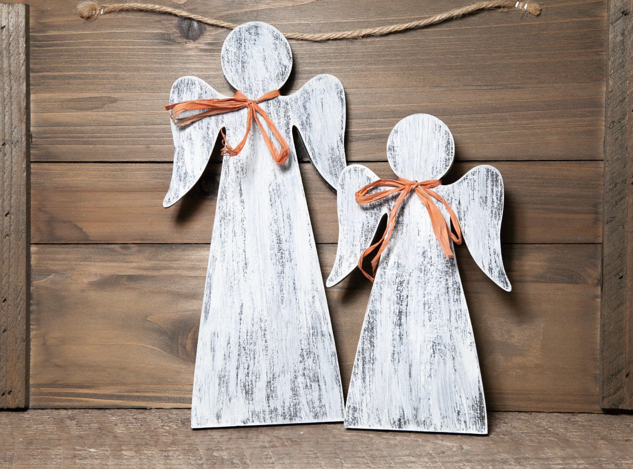 Primitive Wood Angel Rustic Wood Angel Farmhouse Angel - Etsy