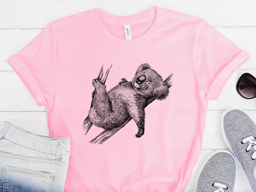 Koala Tshirt, Cute Koala T-shirts, Cute Animal Tees, Animal Lover ...