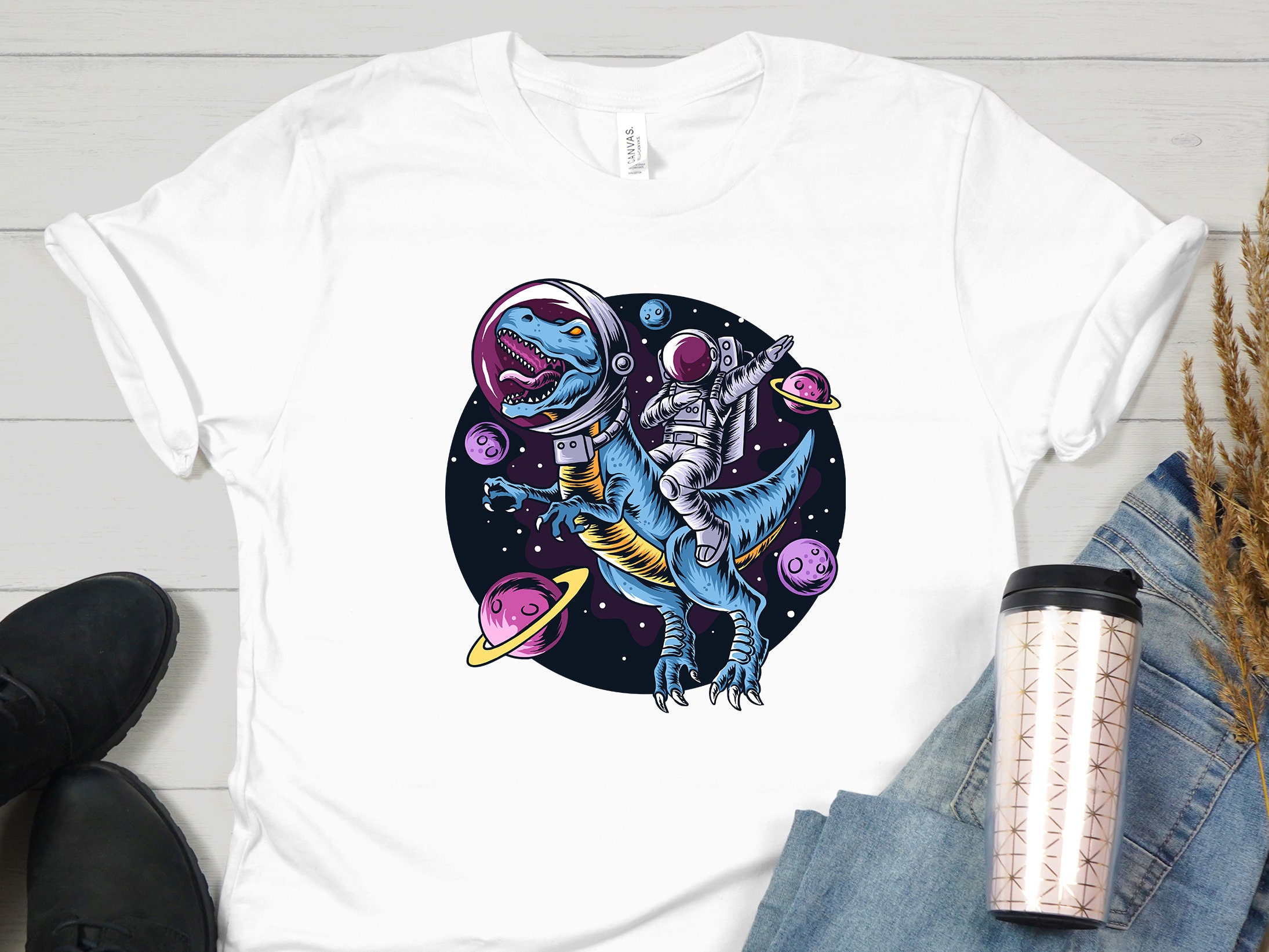 Dinosaur Shirts, Astronaut T-shirt, Planet Tees, Funny Dinosaur Tees ...