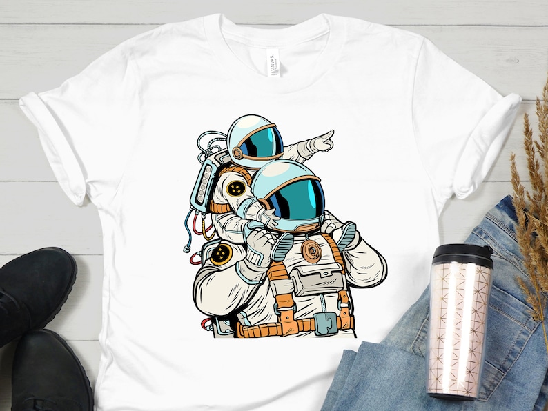Astronaut T-shirt, Spaceman Shirts, Spacewoman Shirt, Cosmonaut Tees ...