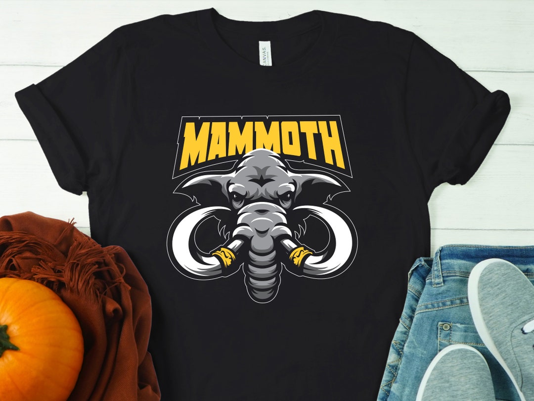 Mammoth T-shirt, Mammoth Lover Shirts, Gift for Mammoth Lover, Gift for Animal Lover Tees, Gift ...