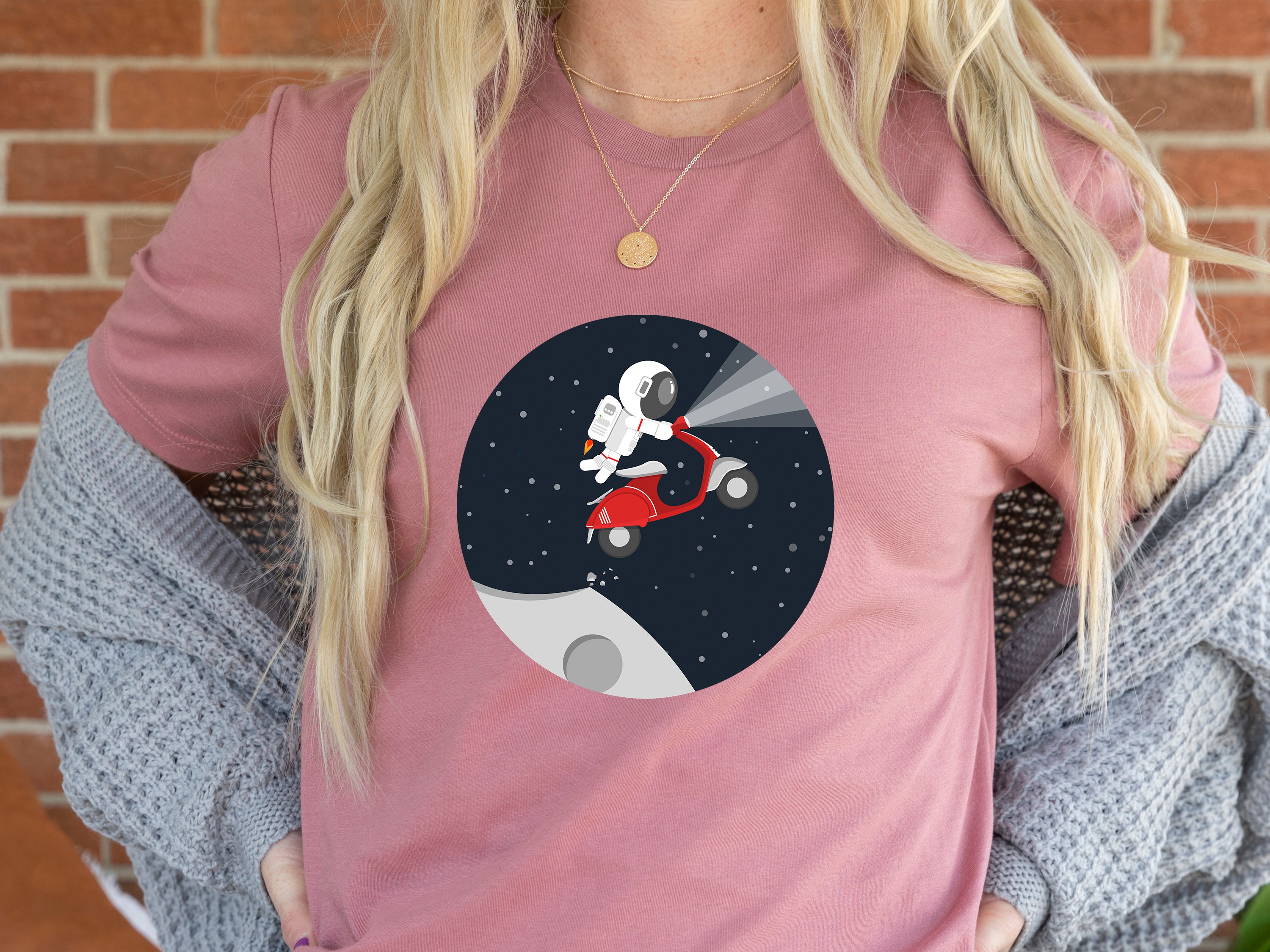 Astronaut Scooter Tees, Astronaut T-shirt, Space Scooter Tees, Cosmonaut Tees, Funny Astronaut ...