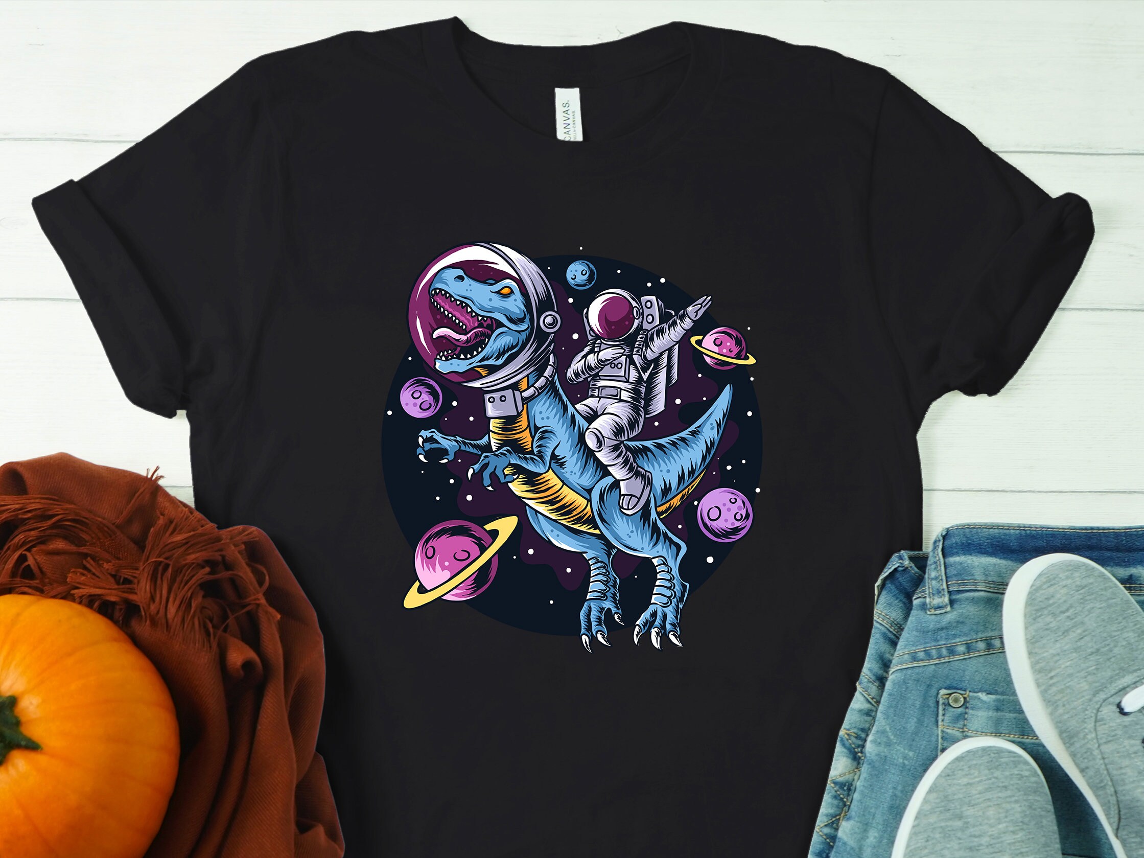 Dinosaur Shirts, Astronaut T-shirt, Planet Tees, Funny Dinosaur Tees ...