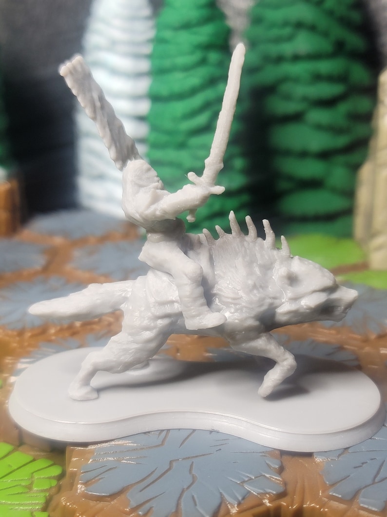 Gothlok - Valkrill Flag Bearer - Heroscape - RPG - Dnd - Minatures - Etsy