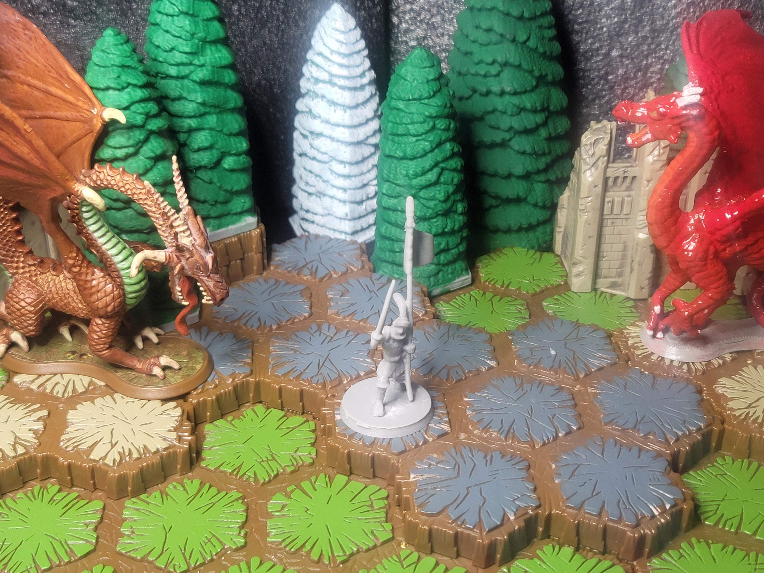 Sir Gilbert Jandar Flag Bearer Heroscape RPG Dnd Miniatures - Etsy